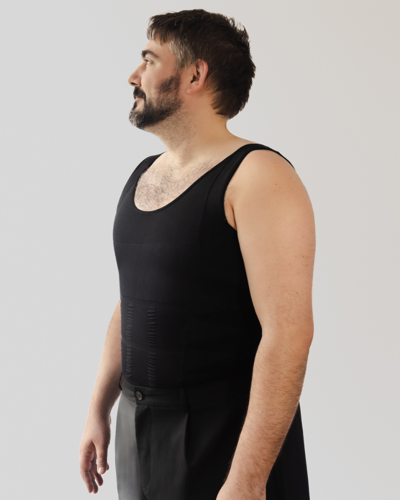 Shaperluv Men's Compression Tank S-2XL in Black, White & Grey ...